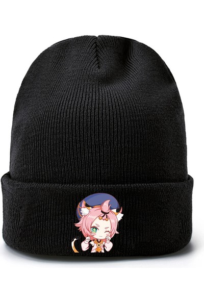 Xinkerui Baskılı Örme Yün Şapka (Yurt Dışından)