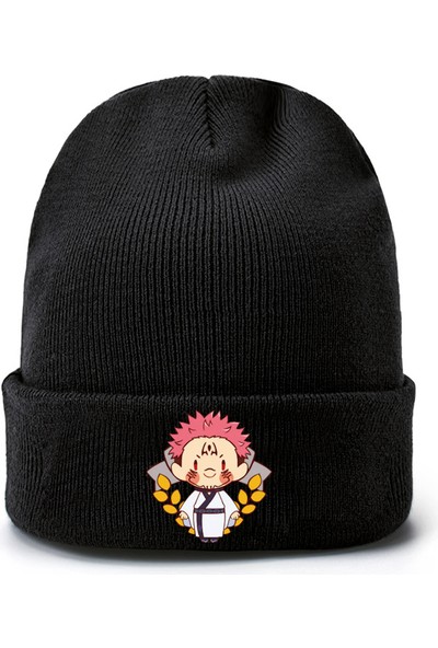 Xinkerui Baskılı Örme Yün Şapka (Yurt Dışından) Xinkerui Baskılı Örme Yün Şapka (Yurt Dışından)