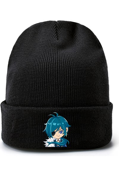 Xinkerui Baskılı Örme Yün Şapka (Yurt Dışından) Xinkerui Baskılı Örme Yün Şapka (Yurt Dışından)