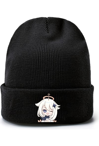 Xinkerui Baskılı Örme Yün Şapka (Yurt Dışından)