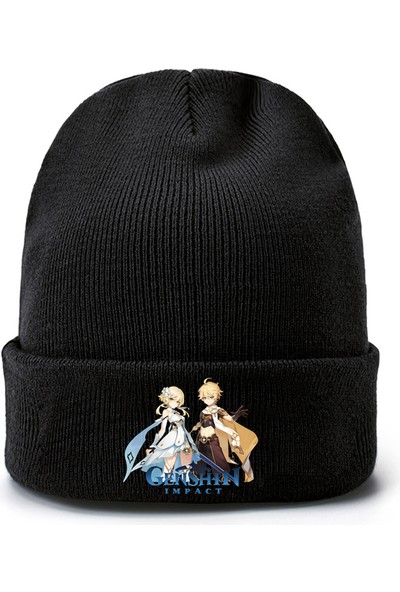 Xinkerui Baskılı Örme Yün Şapka (Yurt Dışından)