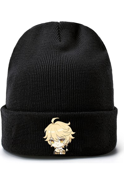 Xinkerui Baskılı Örme Yün Şapka (Yurt Dışından) Xinkerui Baskılı Örme Yün Şapka (Yurt Dışından)