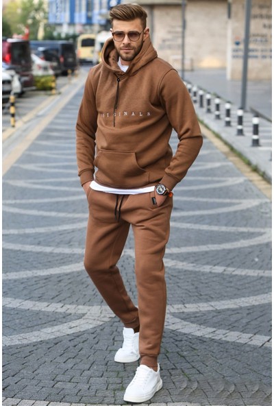 Madmext Erkek Kahverengi Eşofman Takımı 5644 Madmext Erkek Kahverengi Eşofman Takımı 5644