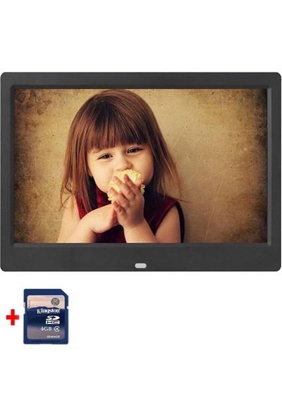 Bluesky 10,1 Inç Hd Dijital Fotoğraf Çerçevesi 1024X600 Hd + 4gb- Siyah (Yurt Dışından)