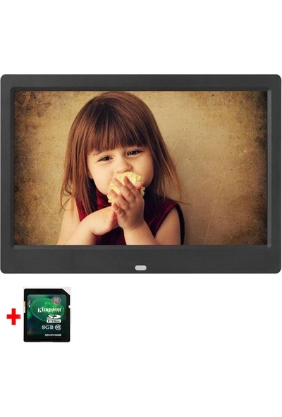 Bluesky 10,1 Inç Hd Dijital Fotoğraf Çerçevesi 1024X600 Hd + 8gb- Siyah (Yurt Dışından)