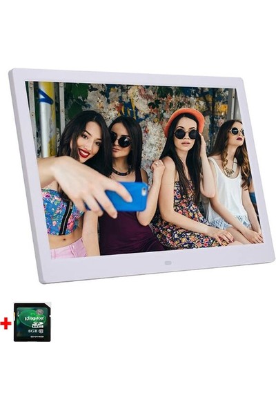 Bluesky 10,1 Inç Hd Dijital Fotoğraf Çerçevesi 1024X600 Hd + 8gb- Beyaz (Yurt Dışından)