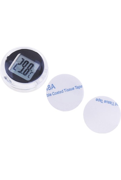 Sharplace Evrensel Motosiklet Aletleri Su Geçirmez Sıcaklık Ölçer Siyah (Yurt Dışından)