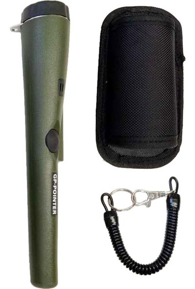 Sharplace Otomaik Ayarlamalı Metal Dedektörü ve El Kılıfı - Yeşil (Yurt Dışından)
