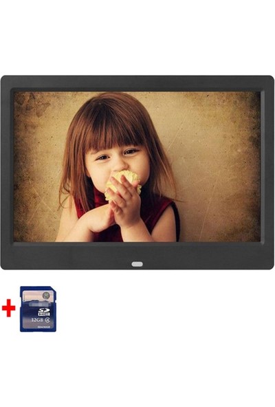 Bluesky 10,1 Inç Hd Dijital Fotoğraf Çerçevesi 1024X600 Hd + 32GB- Siyah (Yurt Dışından)