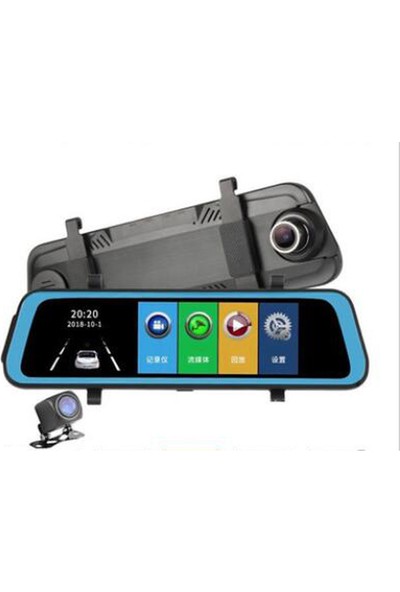 Lixada 2.8 Inç Araba Dikiz Aynası Araç Kamerası - Siyah (Yurt Dışından)