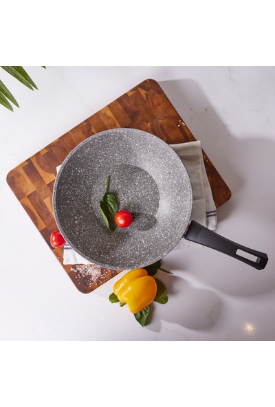Karaca Gris Biogranit Wok Tava 28 cm