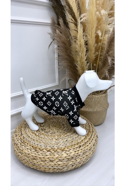 By Pablo Siyah Baskılı Köpek Kıyafeti By Pablo Siyah Baskılı Köpek Kıyafeti