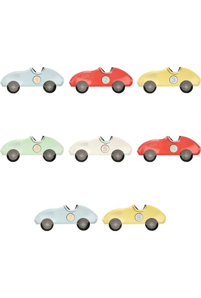 Meri Meri Araba Tabak 8'li Meri Meri Araba Tabak 8'li