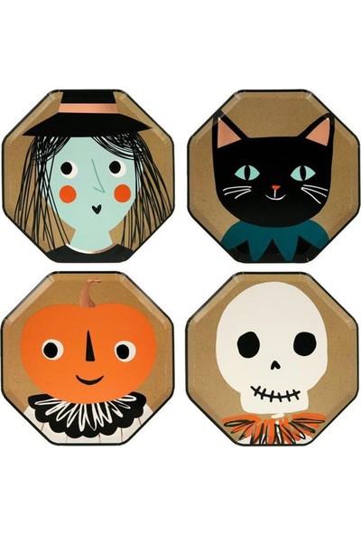 Meri Meri Klasik Halloween Tabaklar M Meri Meri Klasik Halloween Tabaklar M