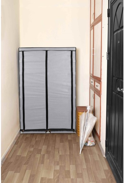 No 239 Ayakkabılık Bez Dolap Gri No 239 Ayakkabılık Bez Dolap Gri