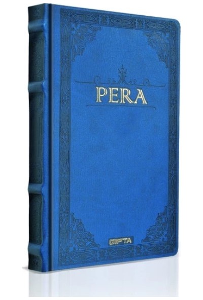 Gıpta Pera Mavi Çizgisiz Deri Kapak Ciltli Defter 17 x 24 Gıpta Pera Mavi Çizgisiz Deri Kapak Ciltli Defter 17 x 24