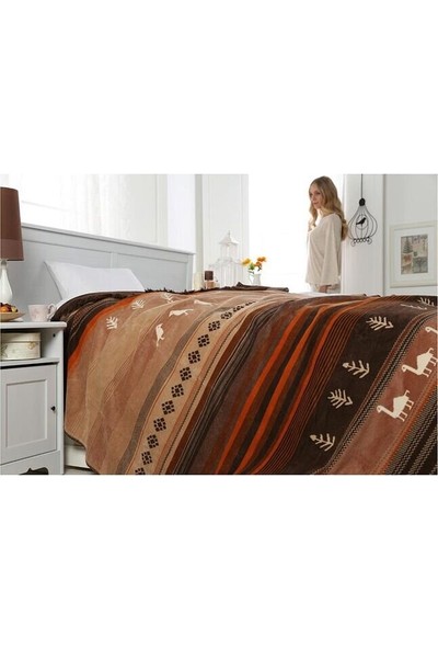 Özdilek Anadolu Kilim Tek Kişilik Pamuklu Battaniye 150 x 200 cm