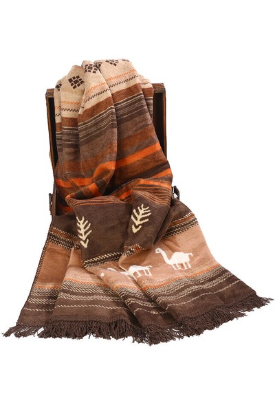 Özdilek Anadolu Kilim Çift Kişilik Pamuklu Battaniye 180 x 220 cm