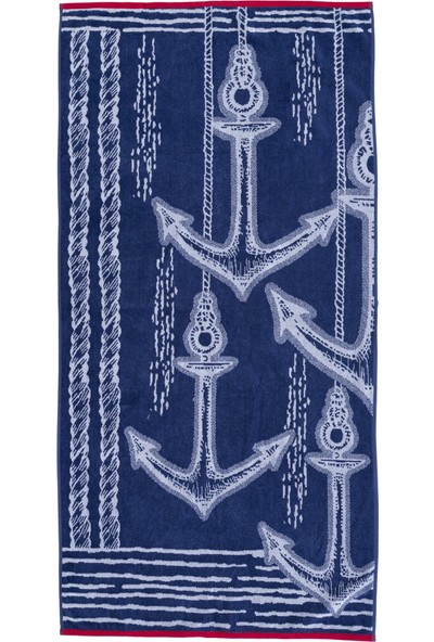 Özdilek Summer Heat New Anchor Kadife Plaj Havlusu 70 x 140 cm