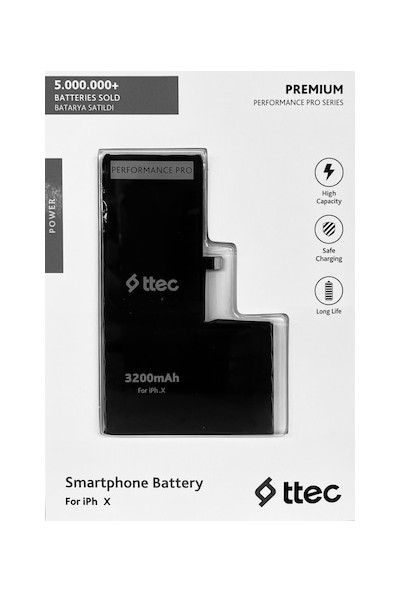 Ttec Smartphone Batarya iPhone x Ttec Smartphone Batarya iPhone x