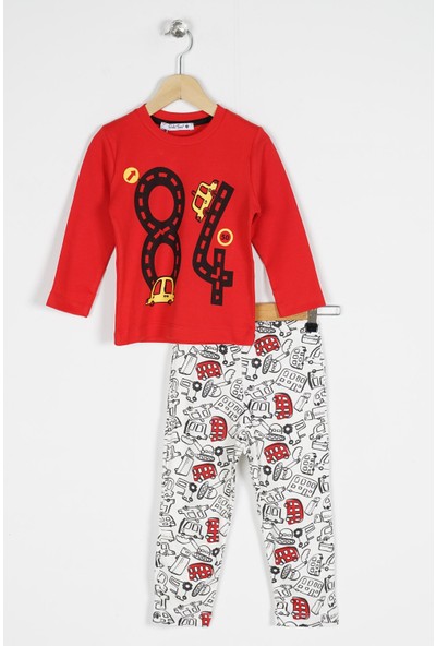 Zepkids Erkek Çocuk 84 Baskılı Pijama Takımı 3-6 Yaş Zepkids Erkek Çocuk 84 Baskılı Pijama Takımı 3-6 Yaş