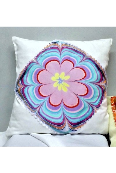 Sukoop Battal Papatya Ebru Desenli Keyifli Şans Yastığı Sukoop Battal Papatya Ebru Desenli Keyifli Şans Yastığı