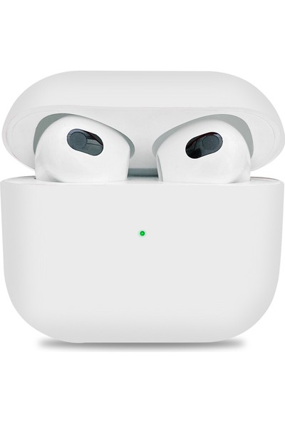 Airpods 3 2021( Airpods 3. Nesil) Kılıf Silikon Kılıf Slim Zar - Beyaz Airpods 3 2021( Airpods 3. Nesil) Kılıf Silikon Kılıf Slim Zar - Beyaz