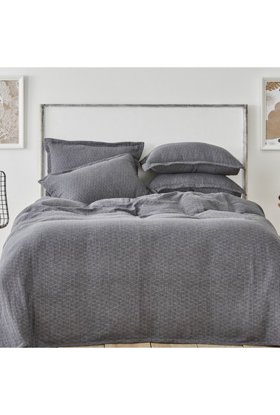 Nautica Home Donati Çift Kişilik Yatak Örtüsü Seti Antrasit
