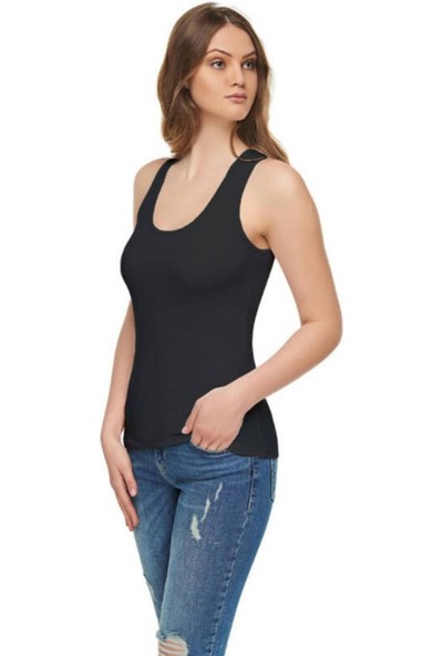 Kadın Modal Elastan Geniş Askılı Atlet ELT2002 Kadın Modal Elastan Geniş Askılı Atlet ELT2002