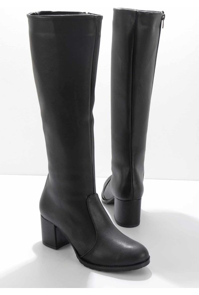 Bambi Siyah Kadın Çizme K03527222009