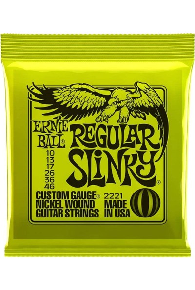 Valkyrie Ernie Ball 2221 Regular Slinky Gitar Teli Valkyrie Ernie Ball 2221 Regular Slinky Gitar Teli