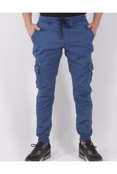 Black Steel Bel ve Paça Lastikli Yanları Kargo Cepli PANTOLON-19000 Black Steel Bel ve Paça Lastikli Yanları Kargo Cepli PANTOLON-19000