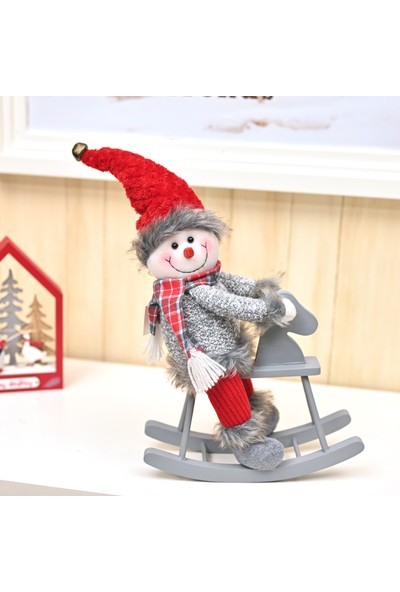 Karaca Home Snowman Dekoratif Obje Kırmızı