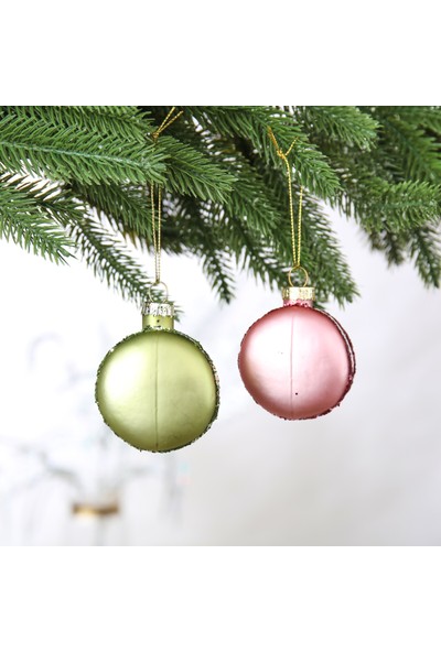 Karaca Home Macaron Yılbaşı Ağaç Süsü Seti 4'lü