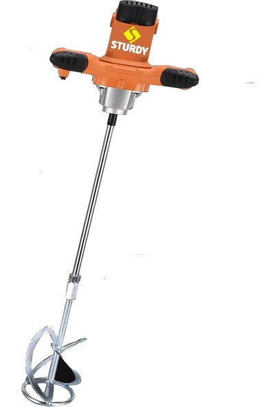 Sturdy Power Tools 3600 Watt Turuncu 6 Kademe Hız Ayarı Boya ve Harç Mikseri Karıştırıcı