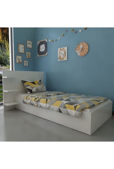 Festival Mobilya Trend Karyola Q4018-1 Beyaz Beyaz