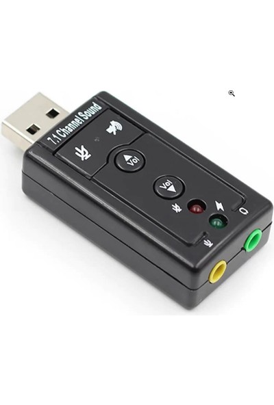 Wozlo 7.1 Virtual 3D USB Ses Kartı Wozlo 7.1 Virtual 3D USB Ses Kartı