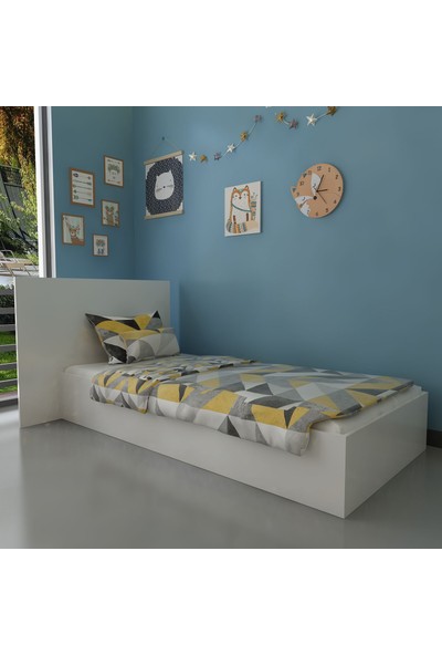 Festival Mobilya Trend Karyola Q4017-1 Beyaz Beyaz