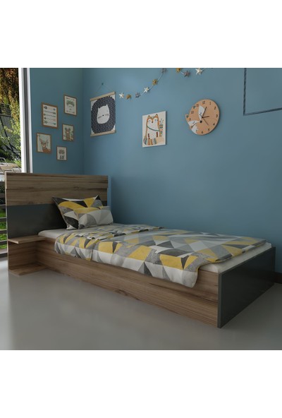 Festival Mobilya Trend Karyola Q4021-6 Antrasit Çırağan