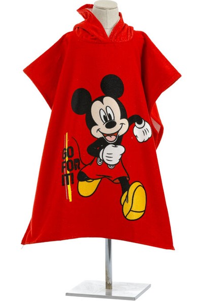 Özdilek Mickey Mouse Go Disney Lisanslı Kadife Çocuk Panço 4/9 Yaş
