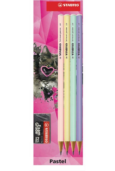 Stabilo Pastel Kalem Seti + Silgi Stabilo Pastel Kalem Seti + Silgi