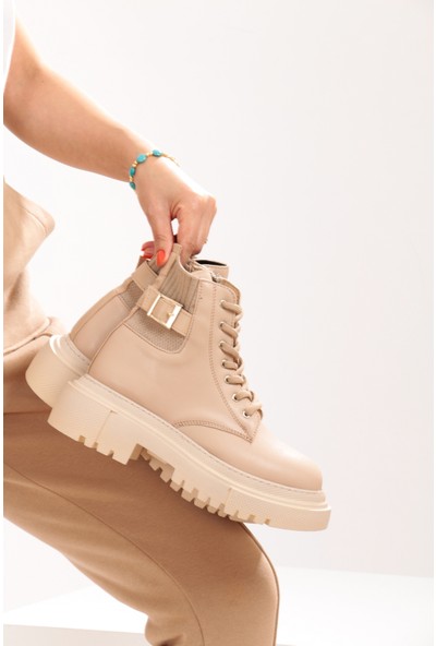 Ayax Ten Triko Detaylı Kadın Bot