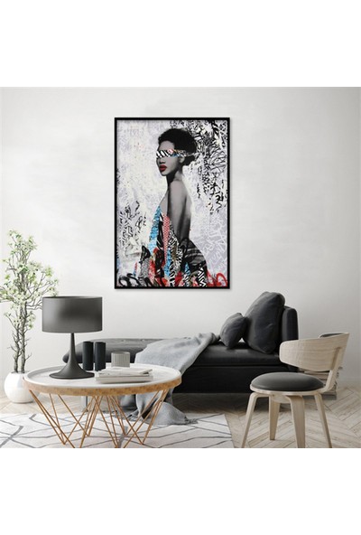 Tablo Life Meteor Yağlı Boya Dokulu Tablo