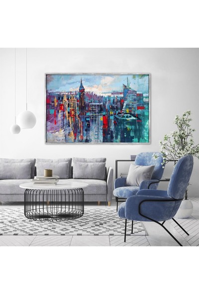 Tablo Life Reflections Yağlı Boya Dokulu Tablo