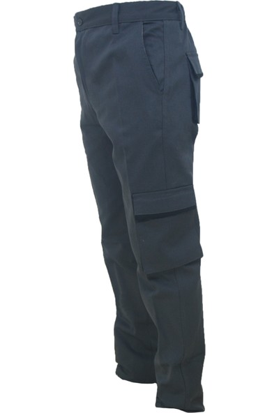 Ssm Gabardin Kargo Cepli Klasik Iş Pantolonu Füme Ssm Gabardin Kargo Cepli Klasik Iş Pantolonu Füme