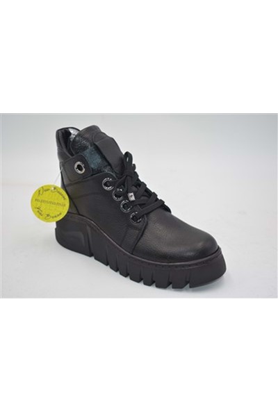 Mammamia D21KB-1375-B Bagcıklı Spor Kadın Bot - Siyah - 40