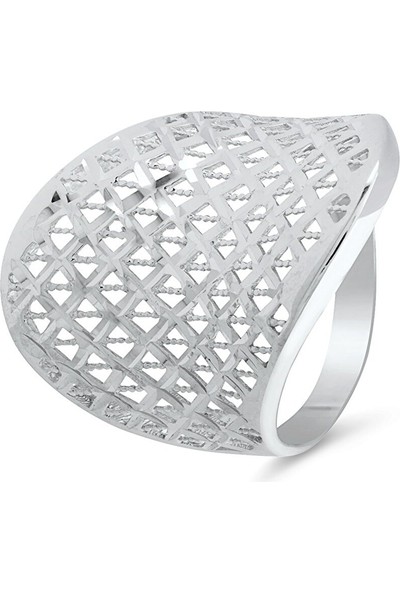 Dorissa Silver 925 Ayar Gümüş Rodyumlu Özel Tasarım Yüzük Dorissa Silver 925 Ayar Gümüş Rodyumlu Özel Tasarım Yüzük