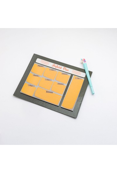 Marka Baba Stranger Things Haftalık Planlayıcı