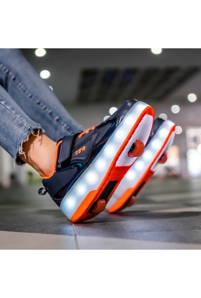 Sıtong 4 Tekerlekli USB Şarjlı LED Işıklı Paten Ayakkabı (Yurt Dışından) Sıtong 4 Tekerlekli USB Şarjlı LED Işıklı Paten Ayakkabı (Yurt Dışından)