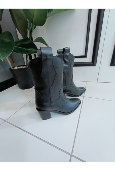 Steps Shoes Deri Kovboy Bot